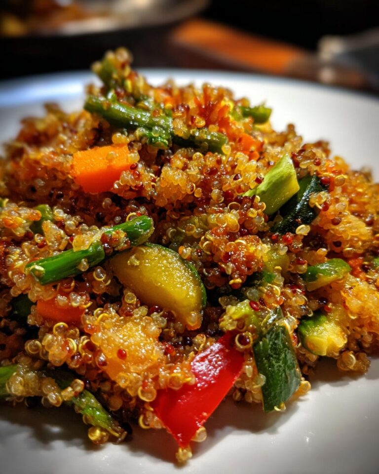 Amazing Veggie Fried Quinoa: 1 Healthy Meal