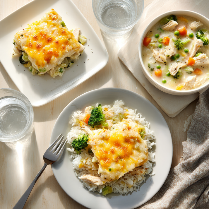 Chicken and Rice Casserole Food Dinners | 5 Easy Cozy Recipes